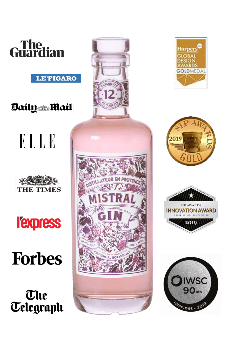MistralGin: Our Provençal Gin Rosé - Bordeaux Tradition - Négoce de Vins